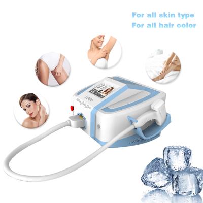 China 808nm Diode Laser Hair Removal Machine 600W 120J/cm2 10Hz Permanent Head for sale