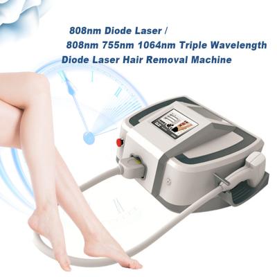 China 808nm Diode Laser Hair Removal Machine 1200W Permanent Hair Removal with Sapphire Cooling for sale