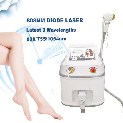 China Portable 808nm Diode Laser Hair Removal Machine with 15.6