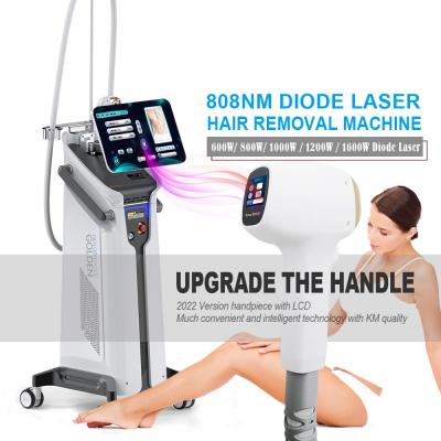 China 808nm Diode Laser Hair Removal Machine 120J/cm2 400ms Pulse Portable 12x12mm for sale