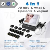 China Portable 7D HIFU Anti Wrinkle Machine 20000 Shots Dual Handle Face Body Slimming for sale