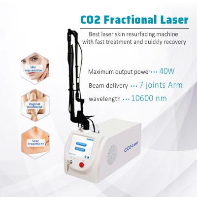 China Portable CO2 Fractional Laser Machine 20W Power with 10600nm Wavelength for Professional Skin Treatment Applications for sale