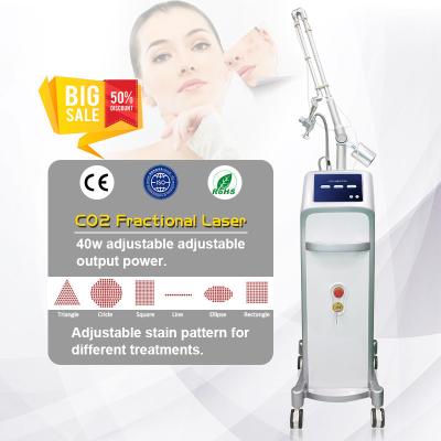 China RF 40W CO2 Fractional Laser Machine for Wrinkles Acne Scar Removal Skin Resurfacing for sale