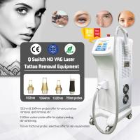 China Q Switched Nd Yag Laser 1064nm 532nm 1320nm Tattoo Removal Machine 6ns for sale