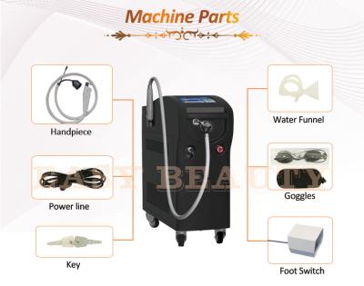China 808nm Diode Laser Hair Removal Machine 4000000 Shots 0.5-10Hz ABS Stainless Steel for sale