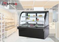 China Fan Cooling Commercial Cake Display Fridge 1200mm Upright Bench Top Bakery Showcase 220V for sale