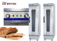 China Commercial Two Door 24 Tray Bread Proofer 2.8kW 220V Stainless Steel Fermentation Box for sale