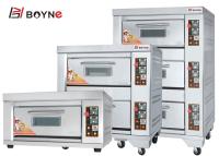 China Three Decks Commercial Gas Bread Oven 220V 210W 9 Tray Baking Oven for Bakery for sale