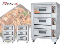 China Stainless Steel Deck Oven Four Deck Twelve Tray Large Capacity for sale