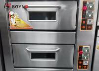 China Industrial One Deck Two Trays Deck Oven Gas Baking Equipment commercial use for sale