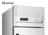 China Stainless Steel Two Door Insert Cabinet Pizza Refrigerator Freezer for sale