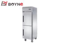 China Upright Industrial Catering Fridge Digital Display Double Door CE Certification for sale