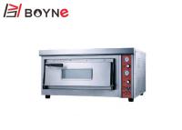 China Single Layer Gas Commercial Pizza Oven Stone Base Timer Controller High Temperature for sale