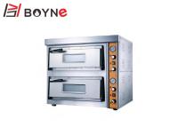 China Industrial Electric Pizza Oven Countertop 2 Layer 8.4kw 380V Ceramic Baseplate 120kg for sale