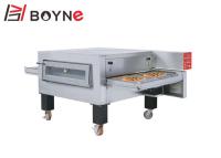 China Commercial Electric Conveyor Pizza Oven 380V 23kW Stainless Steel 120-180 Pcs Per Hour for sale