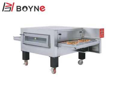 China Commercial Electric Conveyor Pizza Oven 380V 23kW Stainless Steel 120-180 Pcs Per Hour for sale