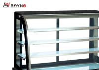 China 4 Layer Cake Showcase Dessert Display Bakery Shop Glass Normal Temperature for sale