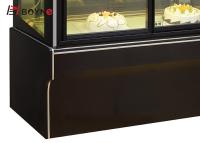 China Fan Cooling Vertical Marble Base Cake Display Cabinet Showcase 10~2°C Temperature for sale