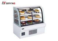 China Small 3- Layers Commercial Cake Display Fridge Bakery Showcase Energy Saving for sale