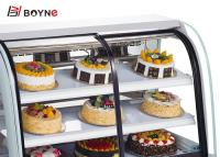 China Small 3- Layers Commercial Cake Display Fridge Bakery Showcase Energy Saving for sale