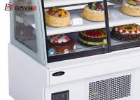 China Small 3- Layers Commercial Cake Display Fridge Bakery Showcase Energy Saving for sale