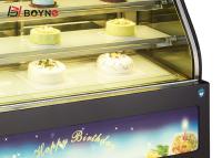 China Fan Cooling Commercial Cake Display Fridge 1200mm Upright Bench Top Bakery Showcase 220V for sale