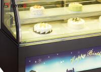 China Fan Cooling Commercial Cake Display Fridge 1200mm Upright Bench Top Bakery Showcase 220V for sale
