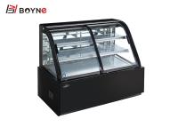 China Defogging Small Commercial Cake Display Fridge Showcase With Front Opening Doors for sale