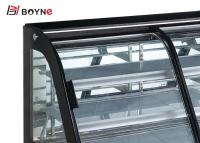China Defogging Small Commercial Cake Display Fridge Showcase With Front Opening Doors for sale