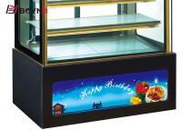 China 3 Layer Air Cooling Defrost Countertop Cake Display Fridge Showcase For Advertising for sale