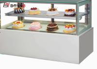 China Bench Top Cake Display Fridge Marble Glass 2~10 Temperature R134A Refrigerant for sale