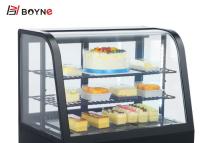 China Stainless Steel Cake Refrigerator Showcase / Bakery Display Cabinets for sale