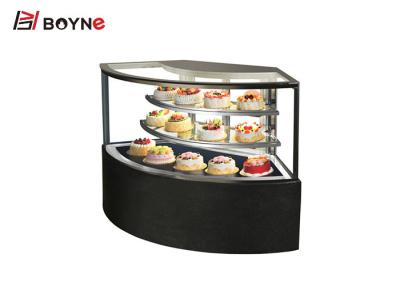 China 900W Glass Door Ice Cream Cake Display Freezer 1935mm High Transmittance Pastry Refrigerator for sale