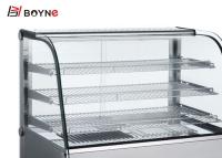 China Stainless Steel Heated Display Cabinet 120L 1100W Food Warmer for Commercial Use for sale