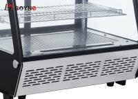 China Commercial Curved Glass Cake Display Fridge / Refrigerated Bakery Display Case for sale