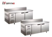 China Commercial Counter Top Fridge Defrost Automatically E - Coated Evaporator Embraco for sale