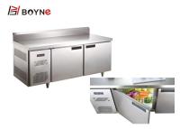 China Commercial Counter Top Fridge Defrost Automatically E - Coated Evaporator Embraco for sale