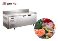 China Commercial Counter Top Fridge Defrost Automatically E - Coated Evaporator Embraco for sale