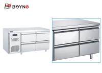 China 285W Commercial Undercounter Fridge 300L 4 Drawer Adjustable Shelf Industrial Freezer for sale