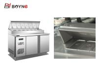 China 0.3m3 Salad Prep Table Refrigerator , 3 Pan Commercial Undercounter Refrigerator for sale