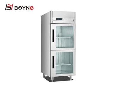 China 497W Industrial Upright Freezer 100kg Capacity 620x750x1980mm Commercial Display Freezer for sale