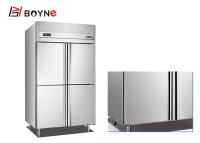 China 4 Door Commercial Stand Up Freezer -12°C to -18°C 1220mm Industrial Refrigerator for sale