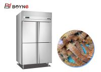 China 4 Door Commercial Stand Up Freezer -12°C to -18°C 1220mm Industrial Refrigerator for sale