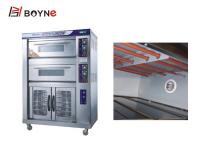China High Temperature Industrial Baking Oven Combination Two Deck Stainless Steel 430 for sale
