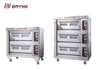 China 3 Deck 6 Trays Gas Bakery Oven 220V Commercial Baking Oven for Sale for sale
