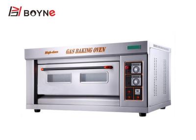 China Gas Industrial Bakery Deck Oven 1 Deck 2 Tray  20 °C-400 °C For Baking for sale