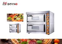 China Industrial Electric Pizza Oven Countertop 2 Layer 8.4kw 380V Ceramic Baseplate 120kg for sale