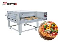China Hot Air Industrial Conveyor Pizza Oven 380V 18kW Stainless Steel Baking Machine for sale