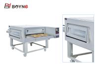 China Hot Air Industrial Conveyor Pizza Oven 380V 18kW Stainless Steel Baking Machine for sale