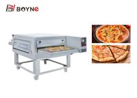 China Hot Air Industrial Conveyor Pizza Oven 380V 18kW Stainless Steel Baking Machine for sale